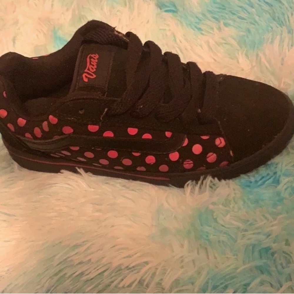 Vans Vintage Rare Old Skool 90s Sneakers Black & Pink… - Gem
